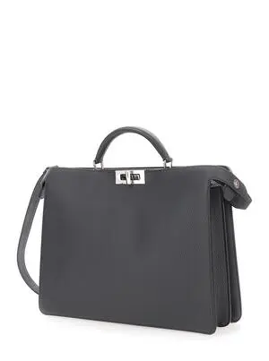 Fendi Iseeu Medium' Grey Handbag With Removable Internal Pocket In Leather