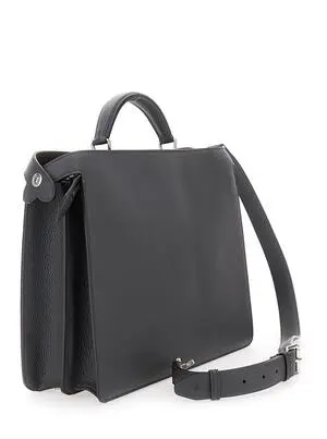 Fendi Iseeu Medium' Grey Handbag With Removable Internal Pocket In Leather