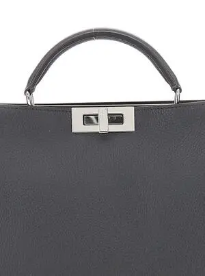 Fendi Iseeu Medium' Grey Handbag With Removable Internal Pocket In Leather