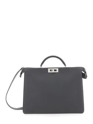 Fendi Iseeu Medium' Grey Handbag With Removable Internal Pocket In Leather - Multicolor