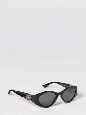Gucci Rounded Acetate Sunglasses With Gg Monogram
