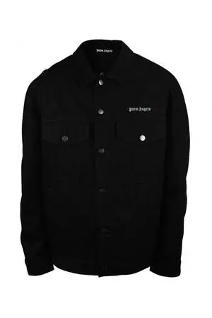 Palm Angels Denim Jacket - Black
