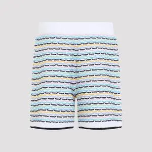 Casablanca Tuck Stitch Short - Multicolor