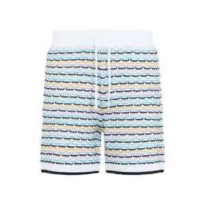 Casablanca Tuck Stitch Shorts - Multicolor