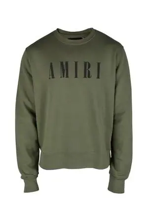 Amiri Logo Cotton Sweatshirt - Yellow