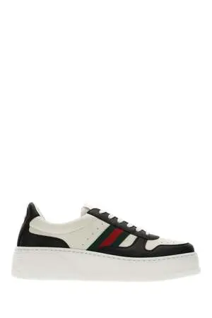 Gucci Leather Platform Sneakers - Multicolor