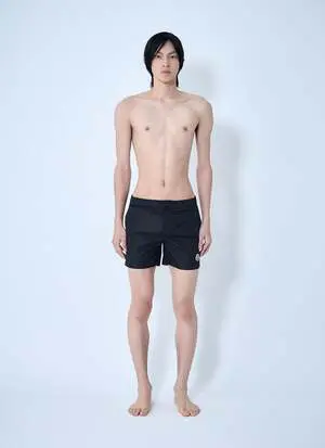 Moncler Elastic Waist Swim Shorts