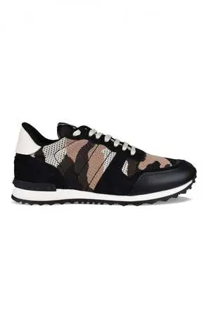 Valentino Garavani Rockrunner Sneakers - Black