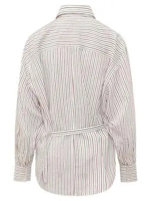 Isabel Marant Étoile Aurora Striped Shirt - White