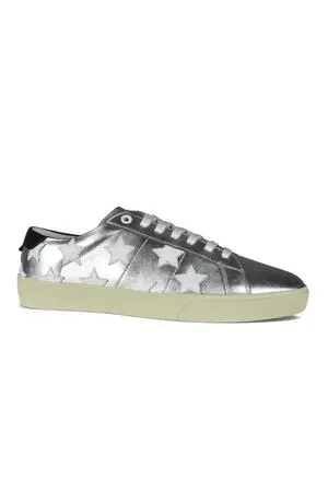 Saint Laurent Court Classic Sneakers - Silver