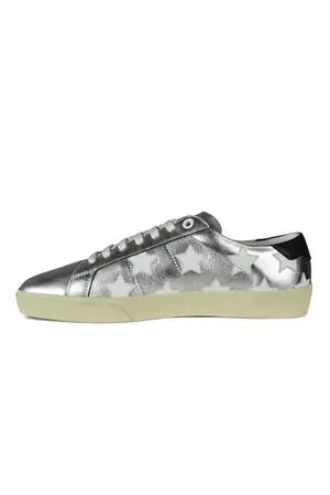 Saint Laurent Court Classic Sneakers - Silver