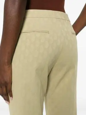 Etro Cropped Cotton Jacquard Trousers - Multicolor