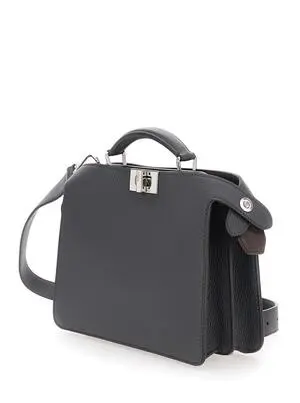 Fendi Iseeu Small' Grey Handbag With Removable Internal Pocket In Leather