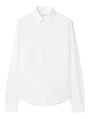 Burberry Regular Fit Cotton Poplin Shirt - White