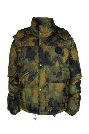 Off-White Camouflage Down Puffer Jacket