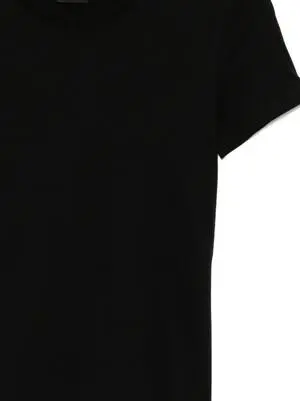 TOM FORD Cotton T-shirt With Tf Logo Embroidery - Black