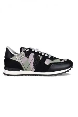 Valentino Garavani Rockrunner Sneakers - Black