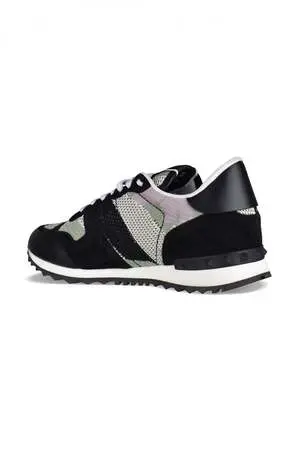 Valentino Garavani Rockrunner Sneakers - Black