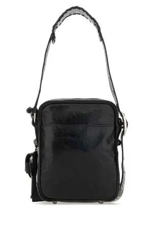 Balenciaga Le Cagole Leather Crossbody Bag