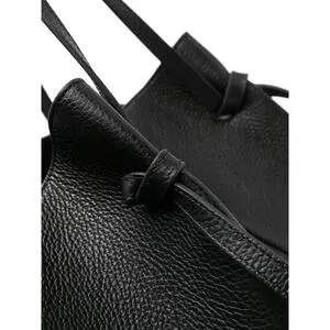 Yuzefi Calf Leather Tote Bag - Black
