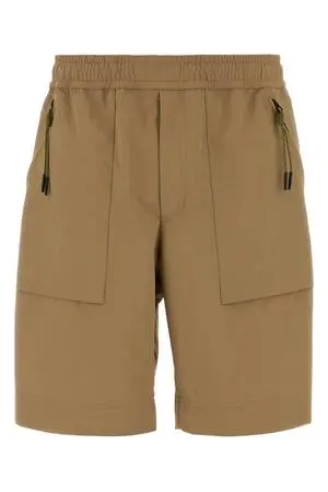 Moncler Beige Polyester Bermuda Shorts - Brown