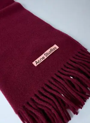 Acne Studios Fringe Wool Scarf