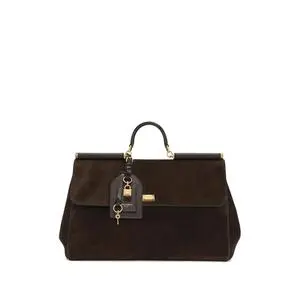 Dolce & Gabbana Suede Tote Bag - Brown