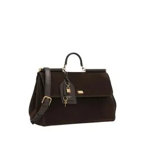 Dolce & Gabbana Suede Tote Bag - Brown