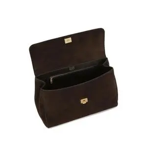 Dolce & Gabbana Suede Tote Bag - Brown