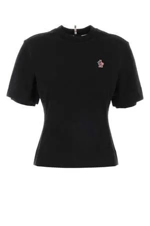 Moncler Stretch Cotton T-shirt - Black