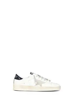 GOLDEN GOOSE White Leather Stardan Sneakers