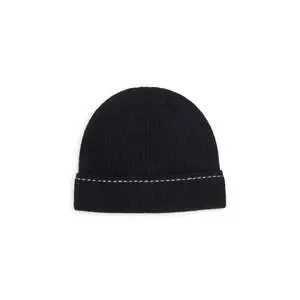 Kiton Rib-knit Beanie - Blue