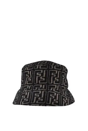 Fendi FENDI FF Patterned Jacquard Bob Black