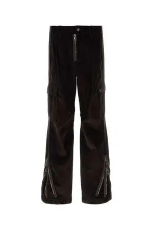 Dolce & Gabbana Dark Corduroy Cargo Pant - Brown