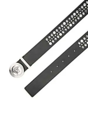 Versace Belt H.40 Lamb Leather With Studs