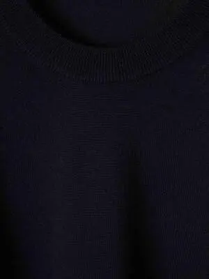 Stone Island Lightweight Wool Crew Neck Pullover - Blue