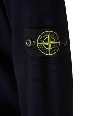 Stone Island Lightweight Wool Crew Neck Pullover - Blue