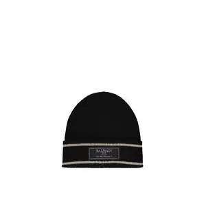 Balmain Wool Beanie - Black