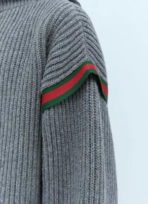 Gucci Wool Cashmere Hooded Sweater