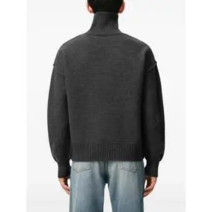 AMI Paris Grey Sweaters & Knitwear Jumpers