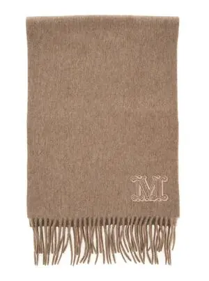 Max Mara Wsdalia Is A Beige Scarf In Tech Fabric And - Cream