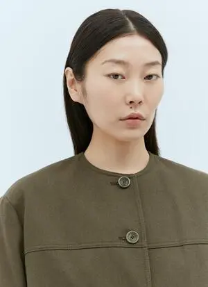 Max Mara Woven Paneled Jacket