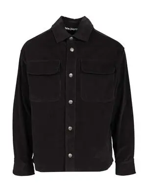 Palm Angels Corduroy Shirt Jacket - Gray