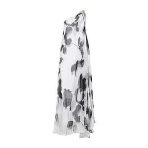 Max Mara Fuggito Long Dress - White