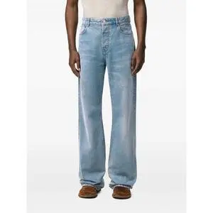AMI Paris Wide-leg Jeans - Blue