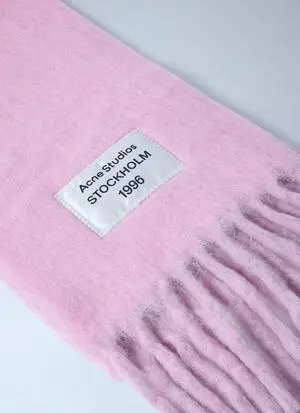 Acne Studios Fringed Wool-blend Scarf