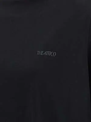 Attico Mock-neck T-shirt - Black