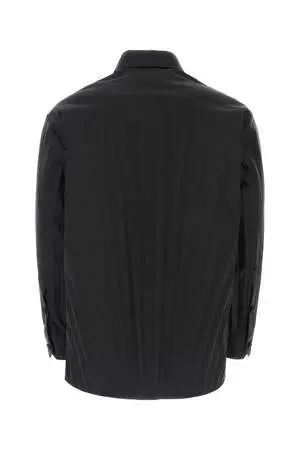 Valentino Garavani Tech Nylon Oversize Shirt - Black