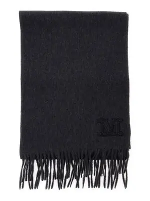 Max Mara Max Mara Women Wsdalia Scarf With Gray Tech Fabric Details For Women Gray