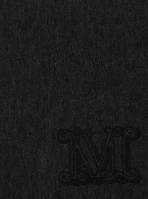 Max Mara Wsdalia Scarf With Tech Fabric Details For - Gray